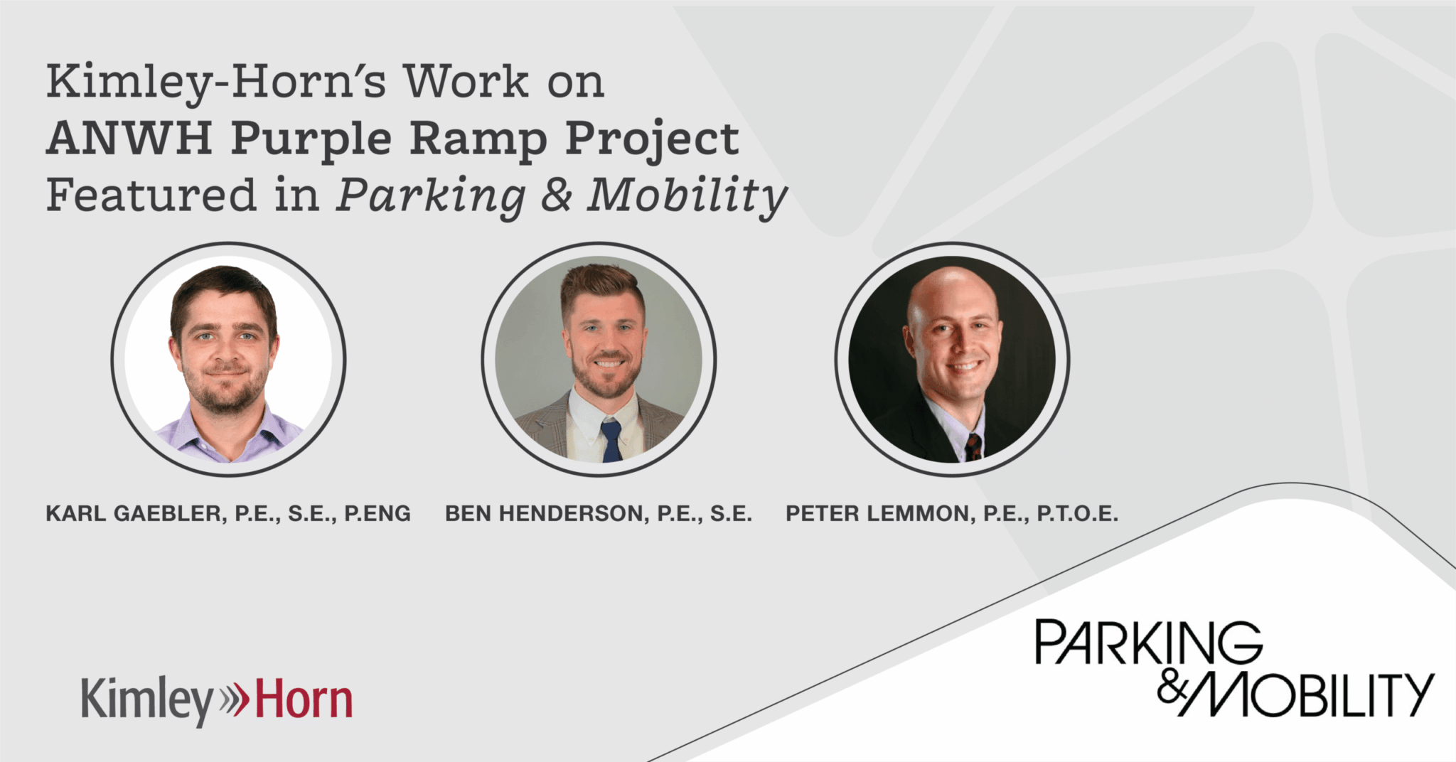 Parking & Mobility Highlights Work on ANWH Purple Ramp Project