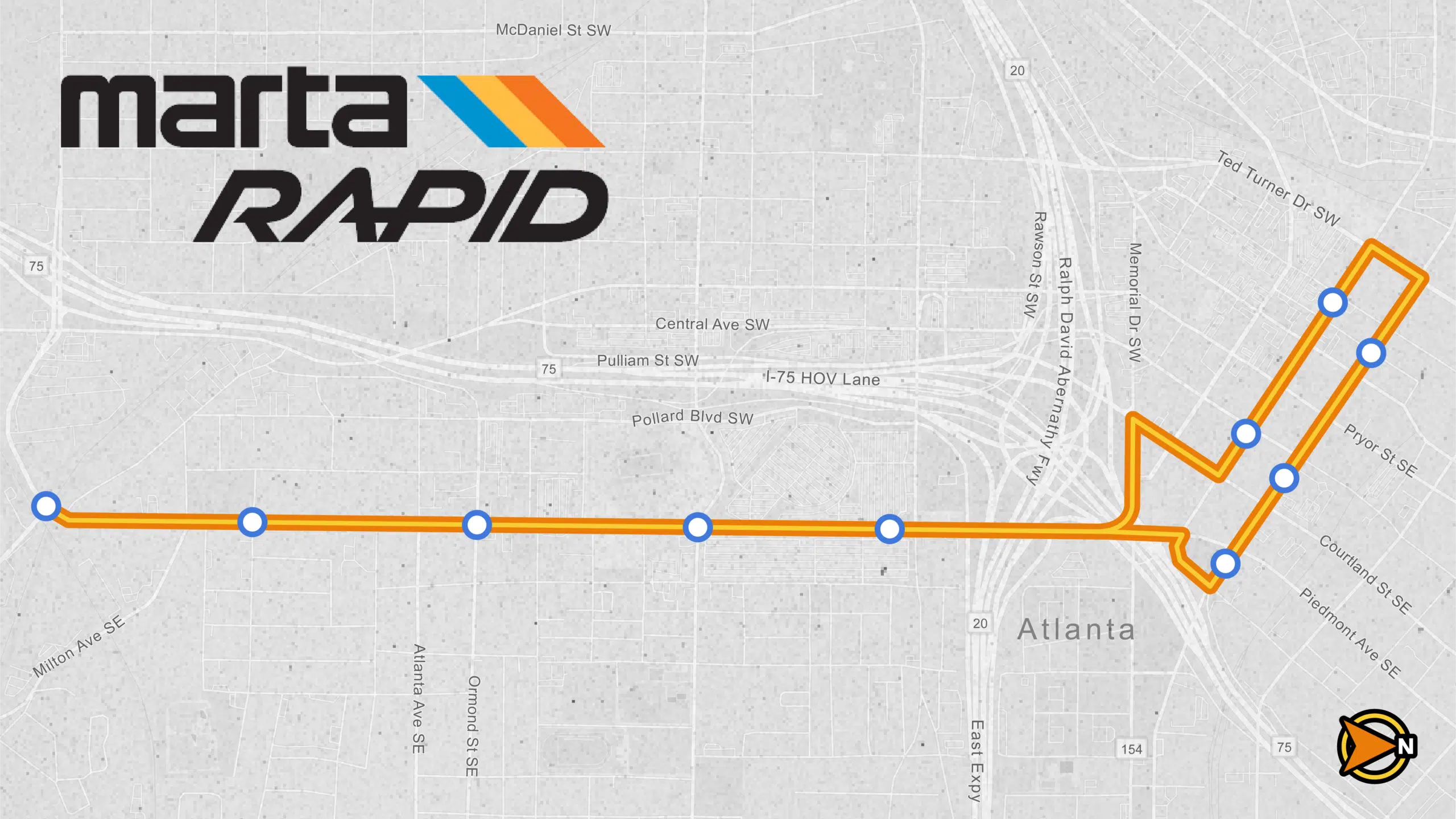 MARTA Rapid A-Line Bus Rapid Transit: Supporting Atlanta Travel